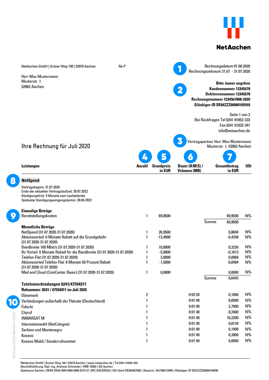 Musterrechnung
